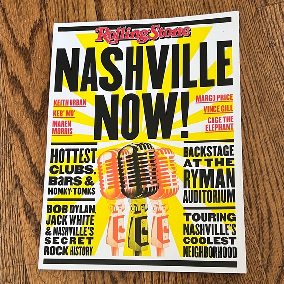 the Rolling Stones | Other | The Rolling Stones Nashville Now Yellow ...